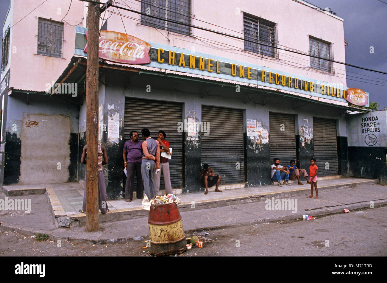Channel 1, Reggae recording studios, Kingston, Jamaica Stock Photo - Alamy