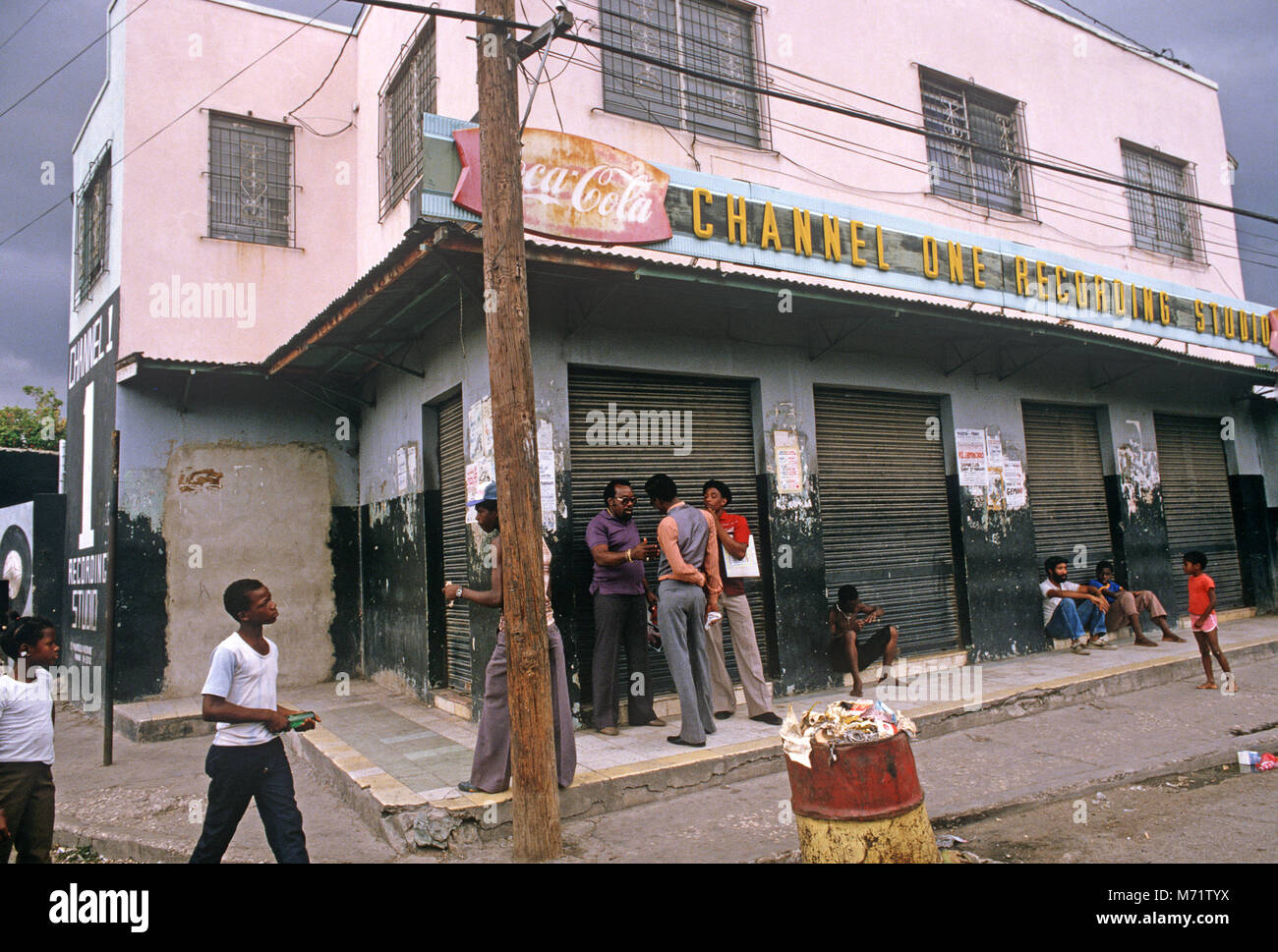 Channel 1, Reggae recording studios, Kingston, Jamaica Stock Photo - Alamy