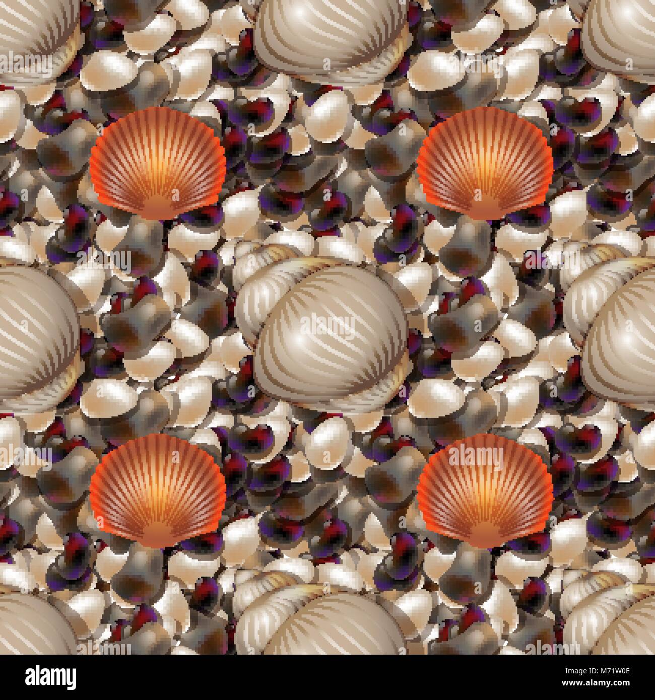 Engraved shells Stock Vector Images - Alamy