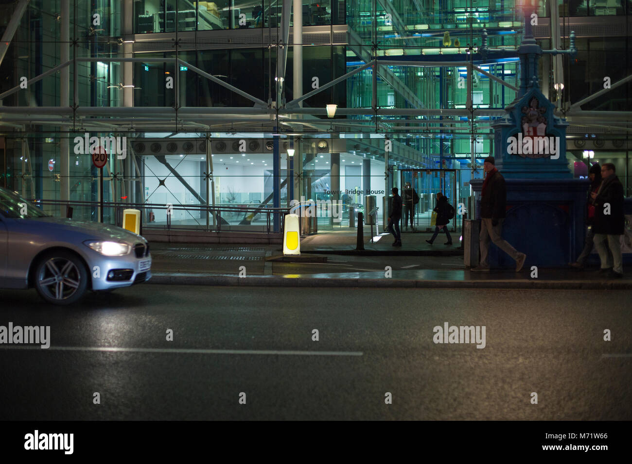 Tower Bridge House, a large office block near Tower Bridge London, at ...