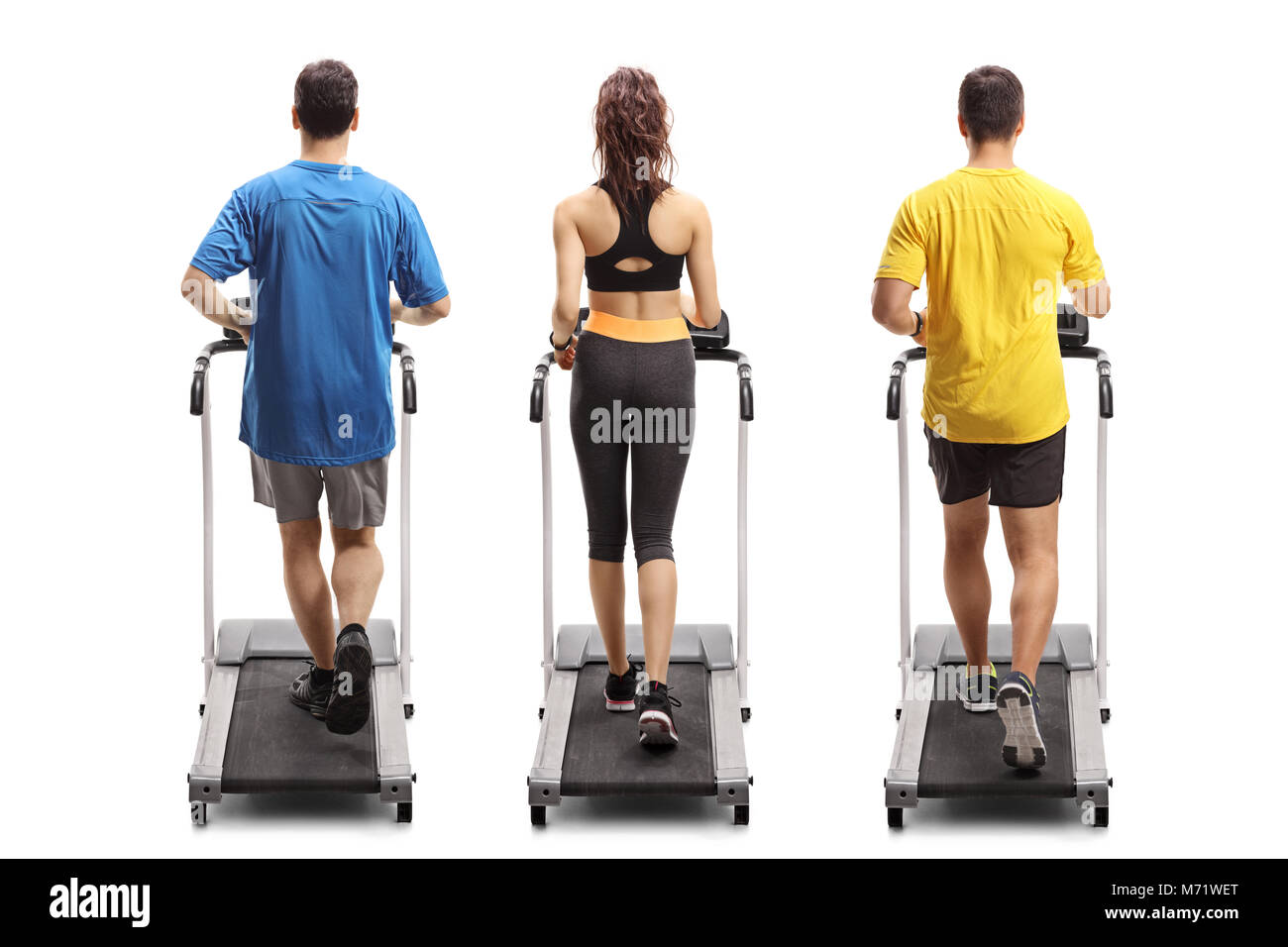 Female Jogger Rear View Cut Out Stock Images & Pictures - Alamy