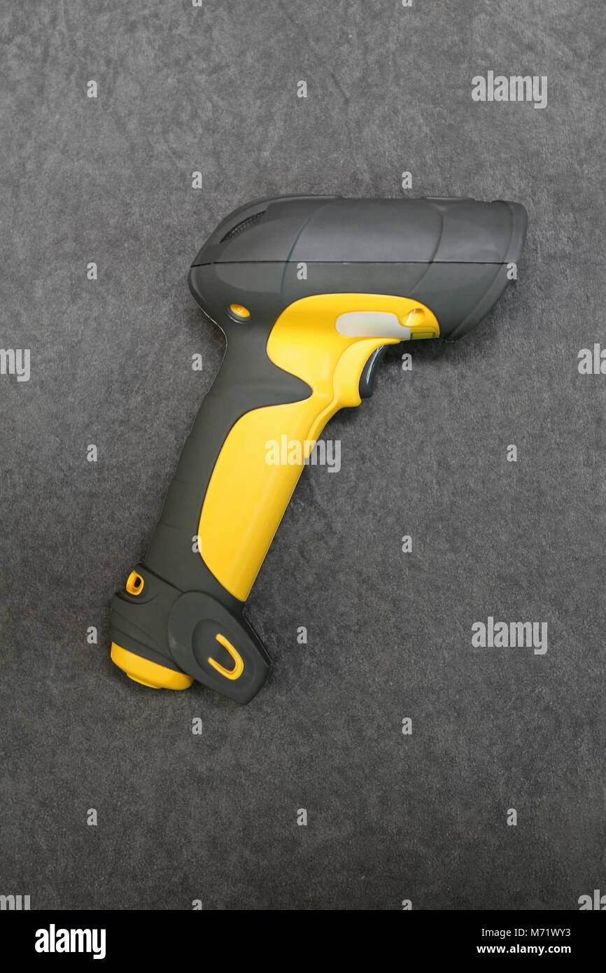 New Handheld Barcode Laser Reader Scanner Stock Photo - Alamy