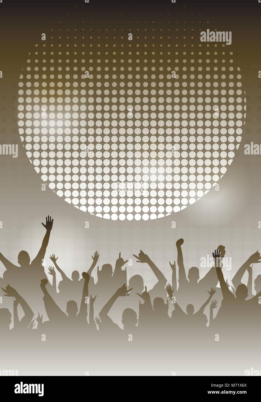 Dance Party Background Vector