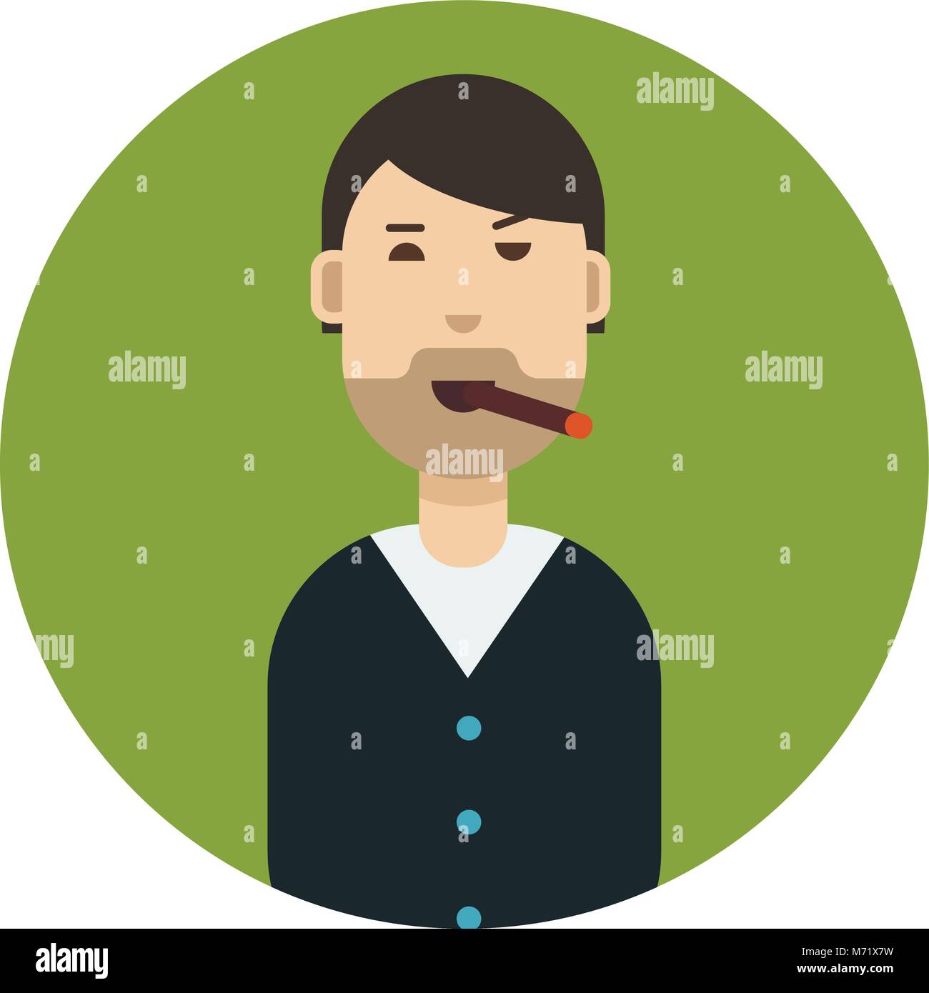 Cartoon happy cigarette hi-res stock photography and images - Alamy