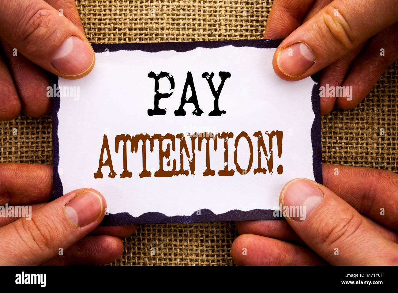 Hand holding sticky note written note hi-res stock photography and ...