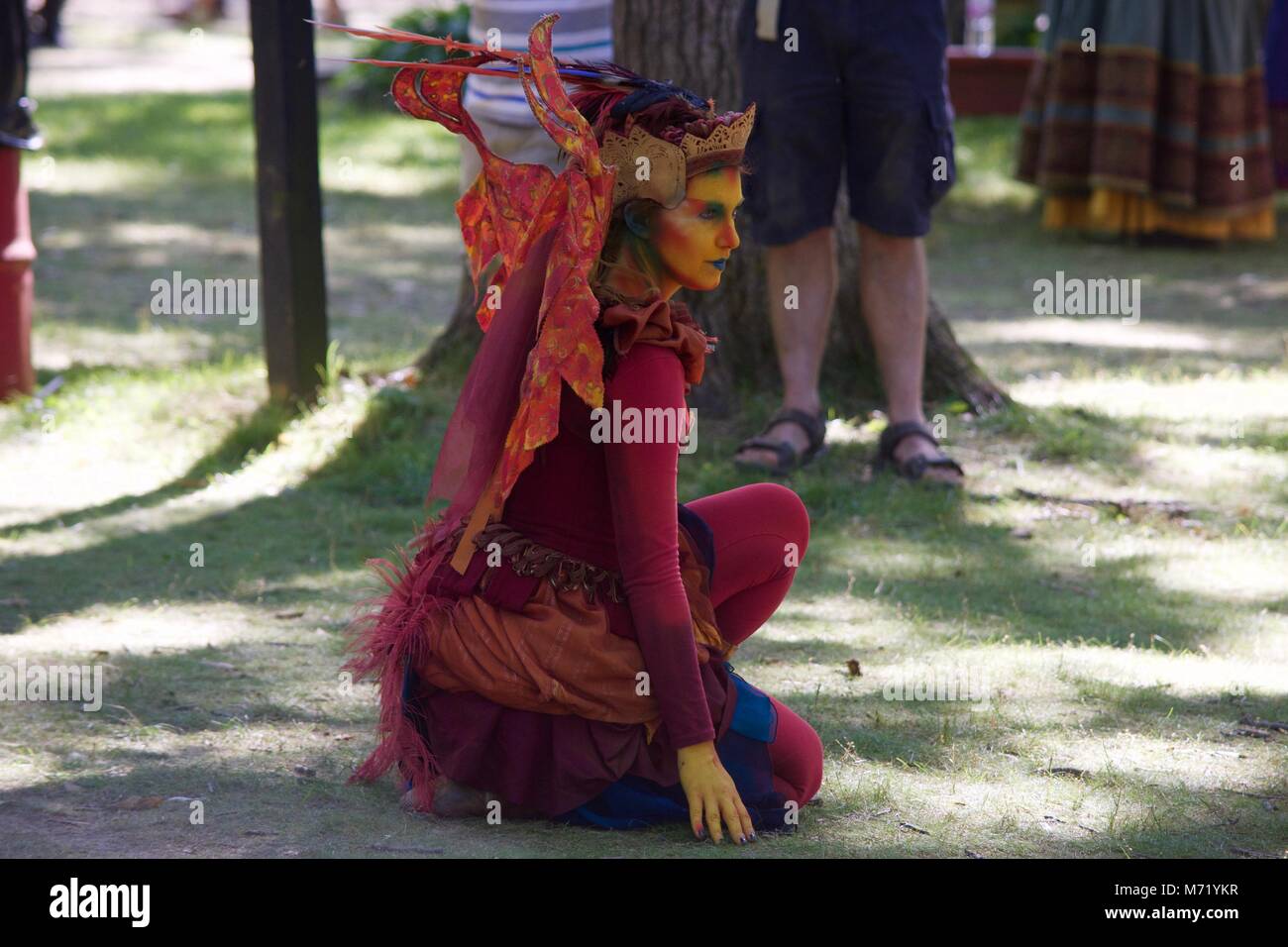 Bristol Renaissance Faire in Wisconsin Stock Photo - Alamy