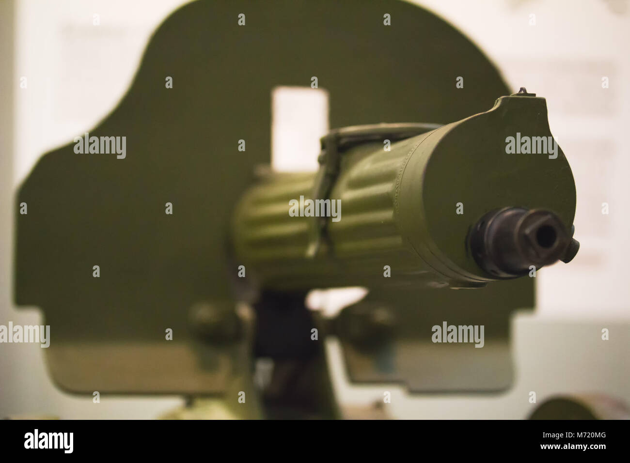 Machine gun - russian weapon, automatic rifle Stock Photo - Alamy