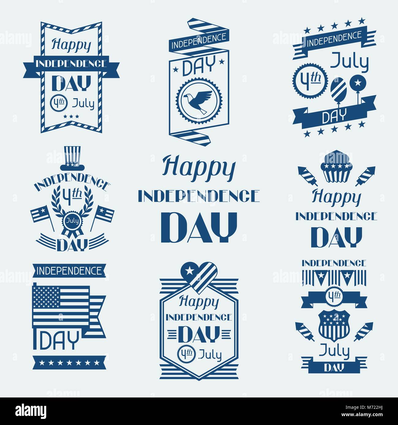 Independence day border hi-res stock photography and images - Alamy