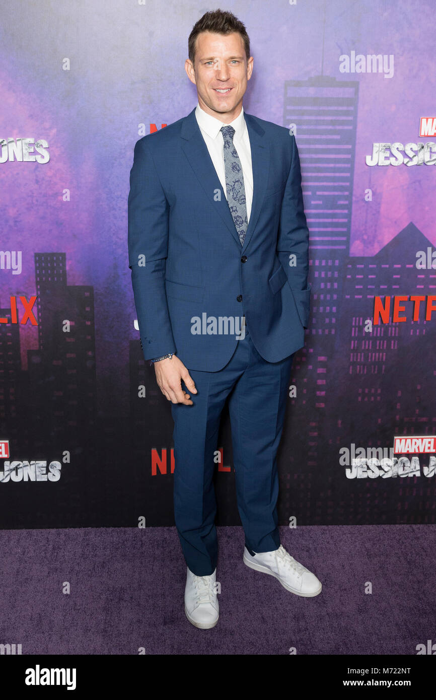 New York, United States. 07th Mar, 2018. Wil Traval attends Marvel ...
