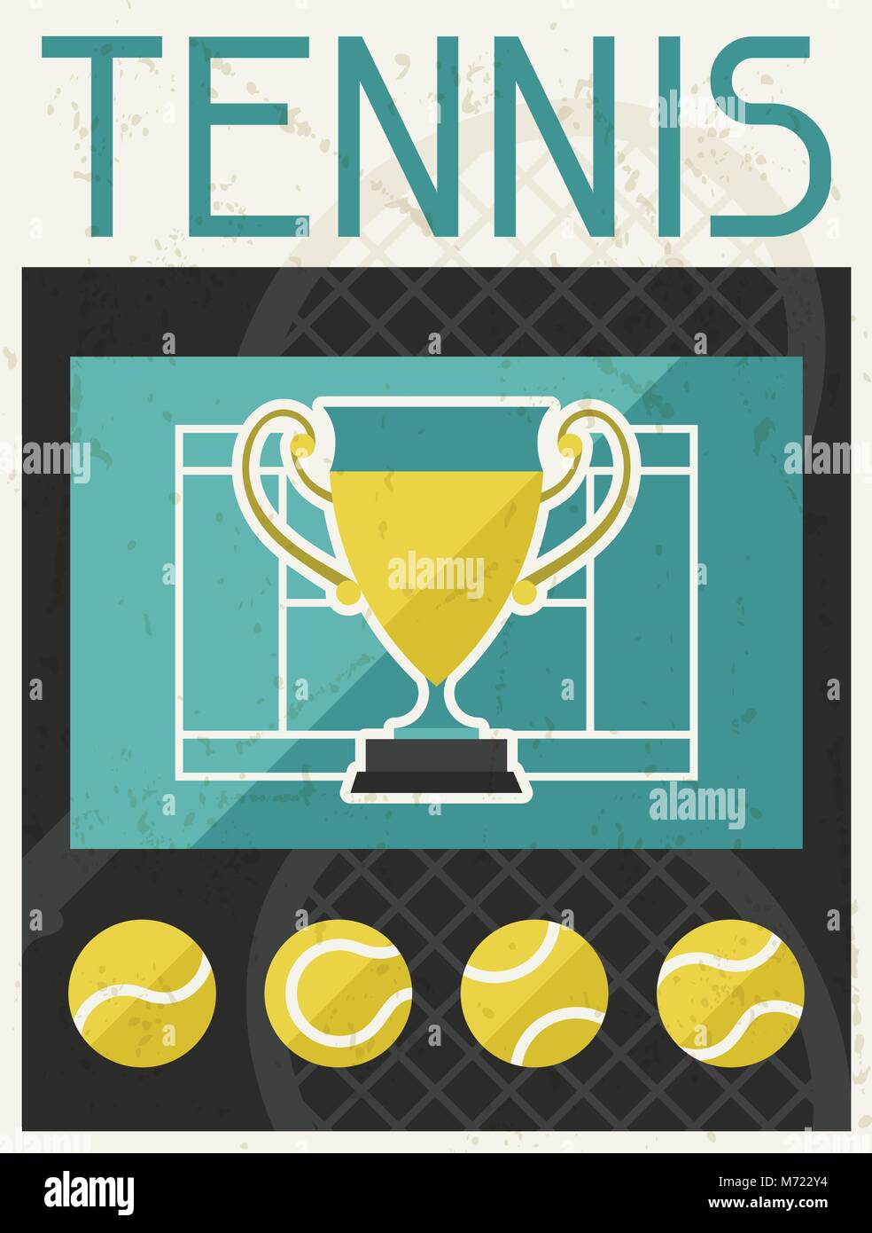 Tennis retro hi-res stock photography and images - Alamy