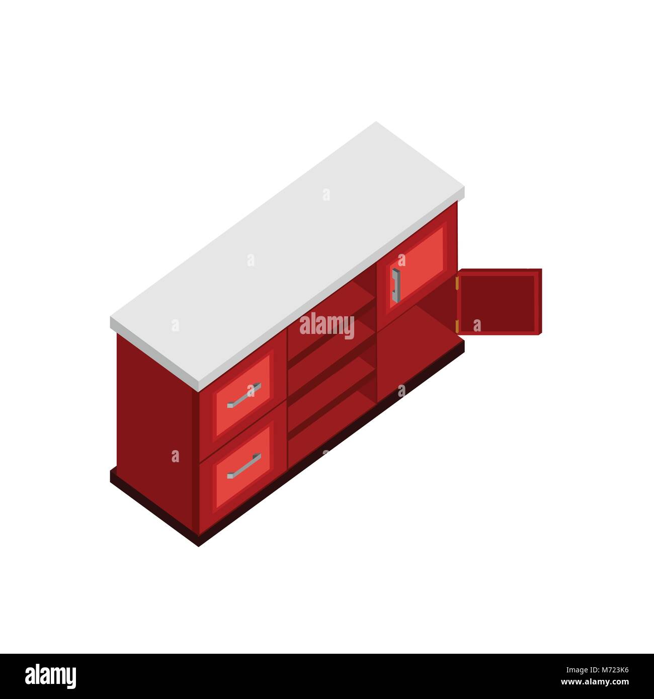 Home Display Cabinet Stock Vector Images - Alamy