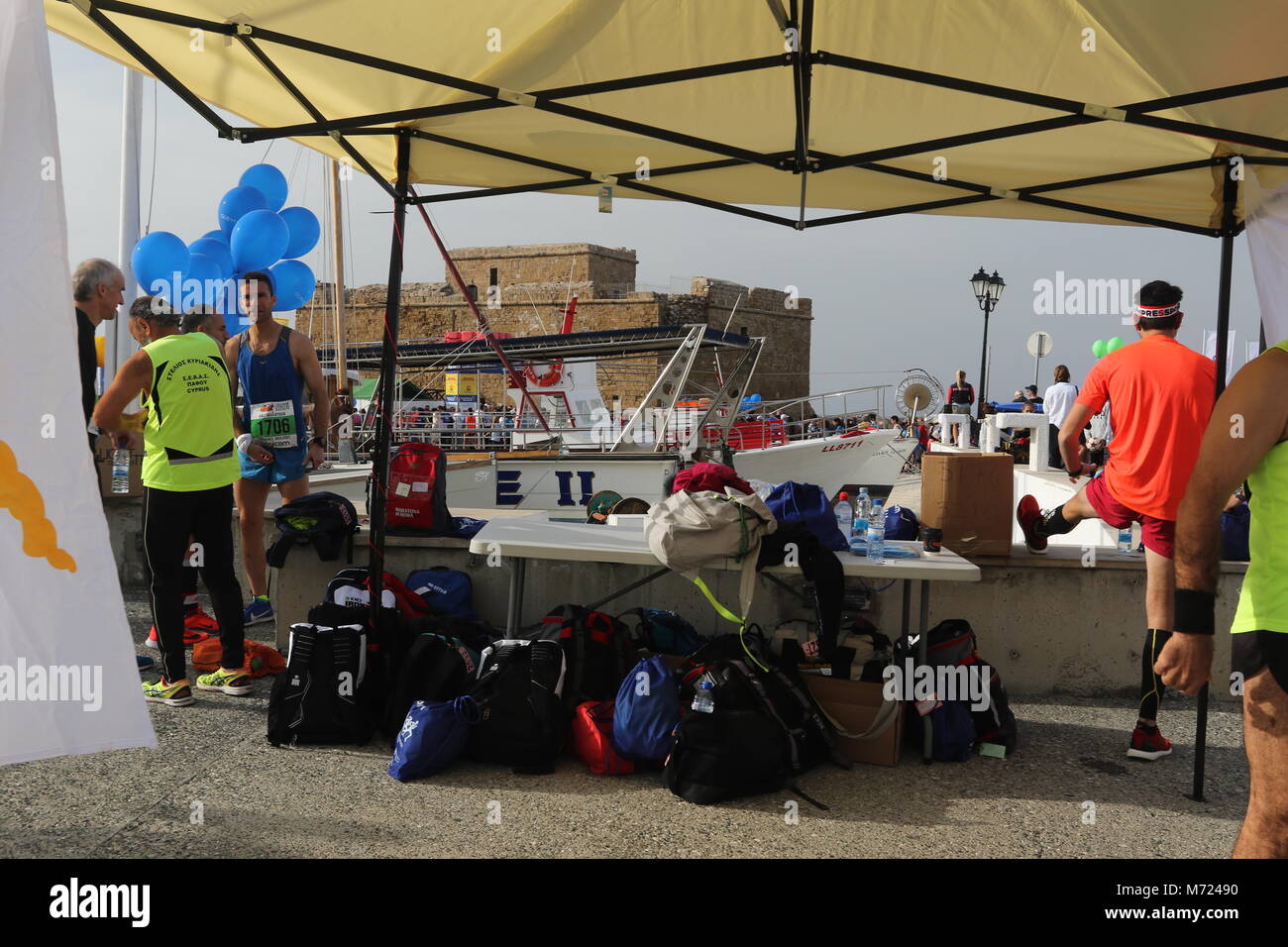 Coo area at the 20th Logicom Cyprus marathon, half marathon, 10KM, 5KM ...