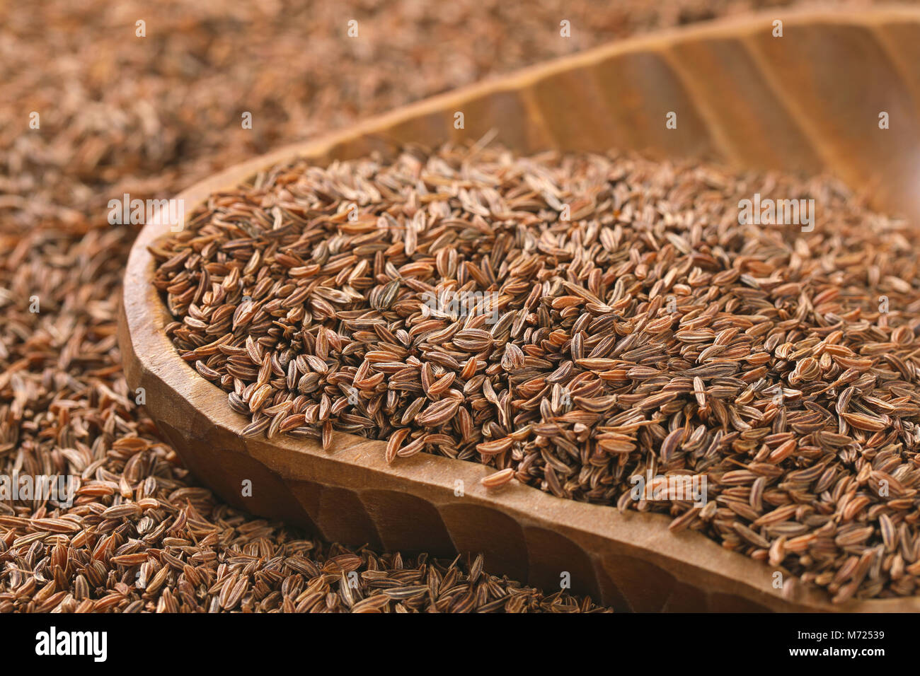 bowl of caraway seeds - full frame Stock Photo - Alamy