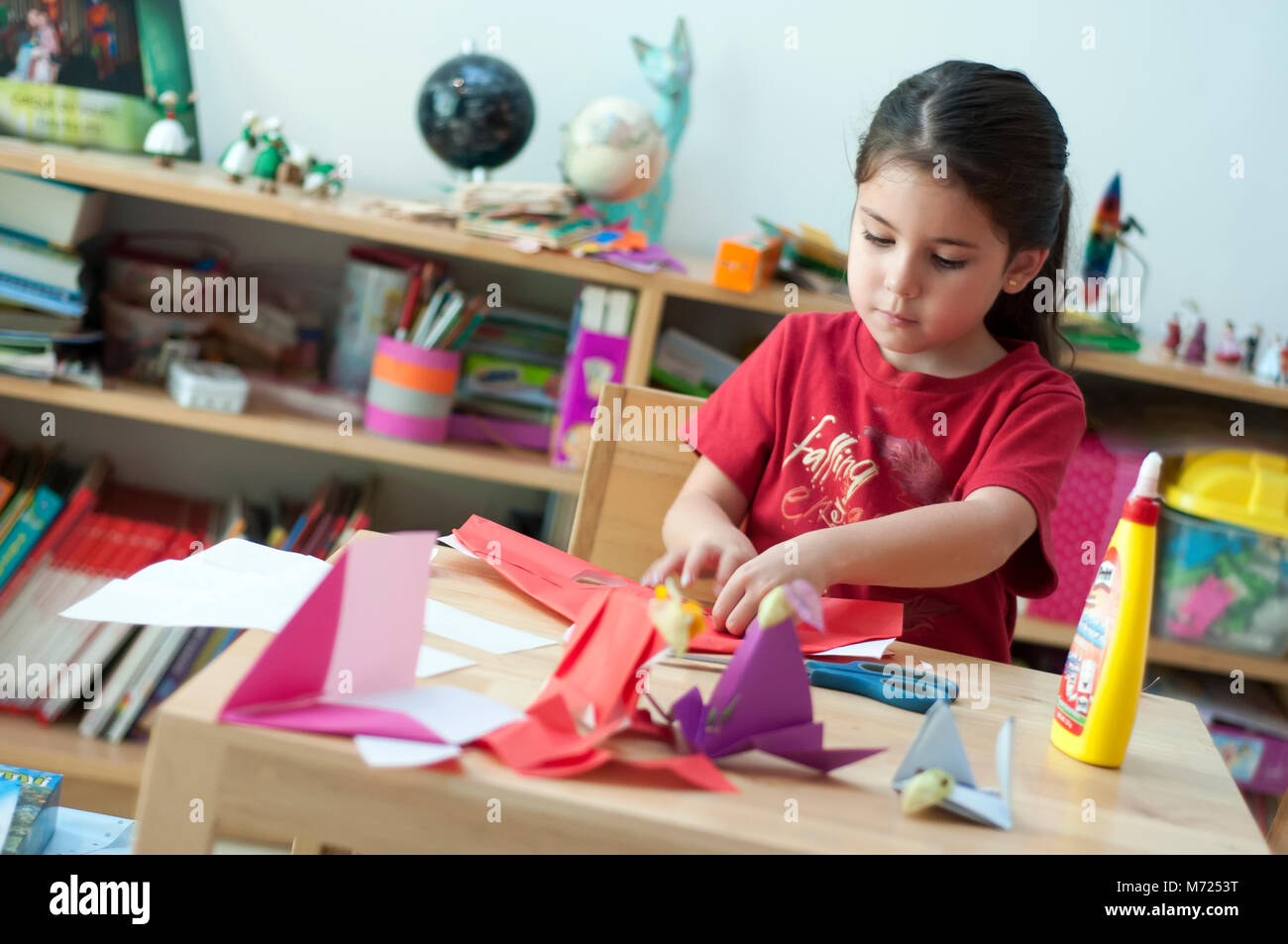 Children handicrafts home hi-res stock photography and images - Alamy