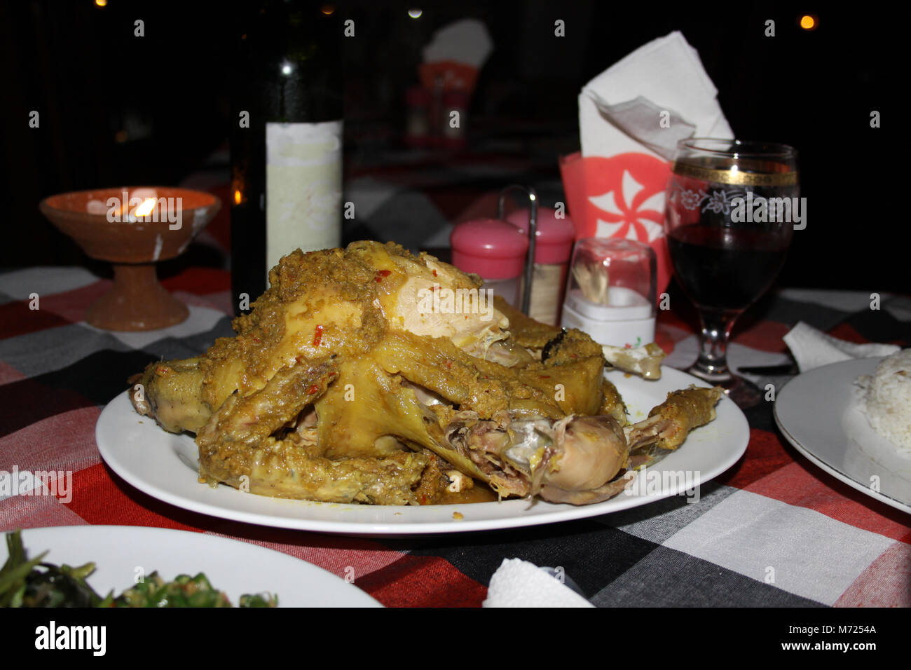 Delicious Balinese chicken Stock Photo - Alamy