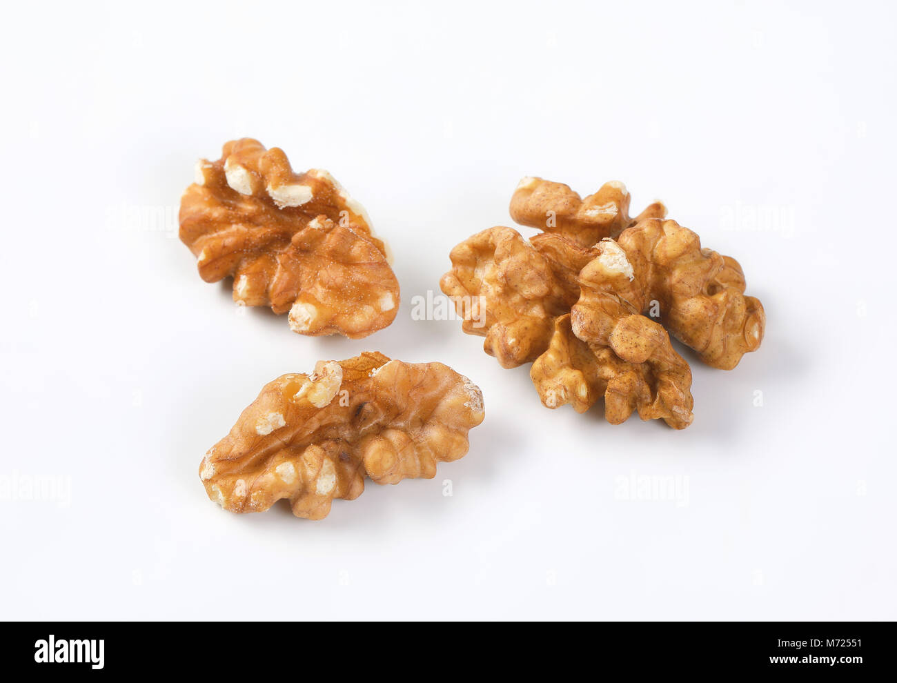 Walnut kernels cracked walnuts hi-res stock photography and images - Alamy