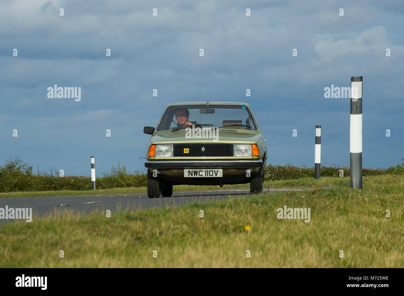 1980 Renault 18TS classic French saloon car Stock Photo - Alamy