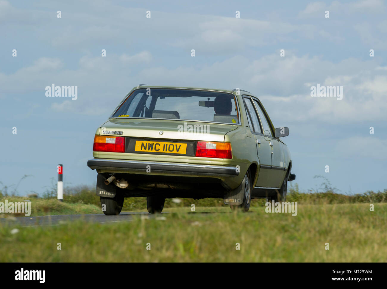 1980 Renault 18TS classic French saloon car Stock Photo - Alamy