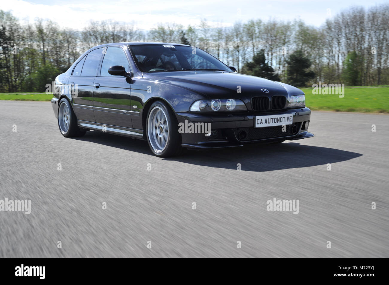 BMW E39 shape M5 super saloon Stock Photo - Alamy