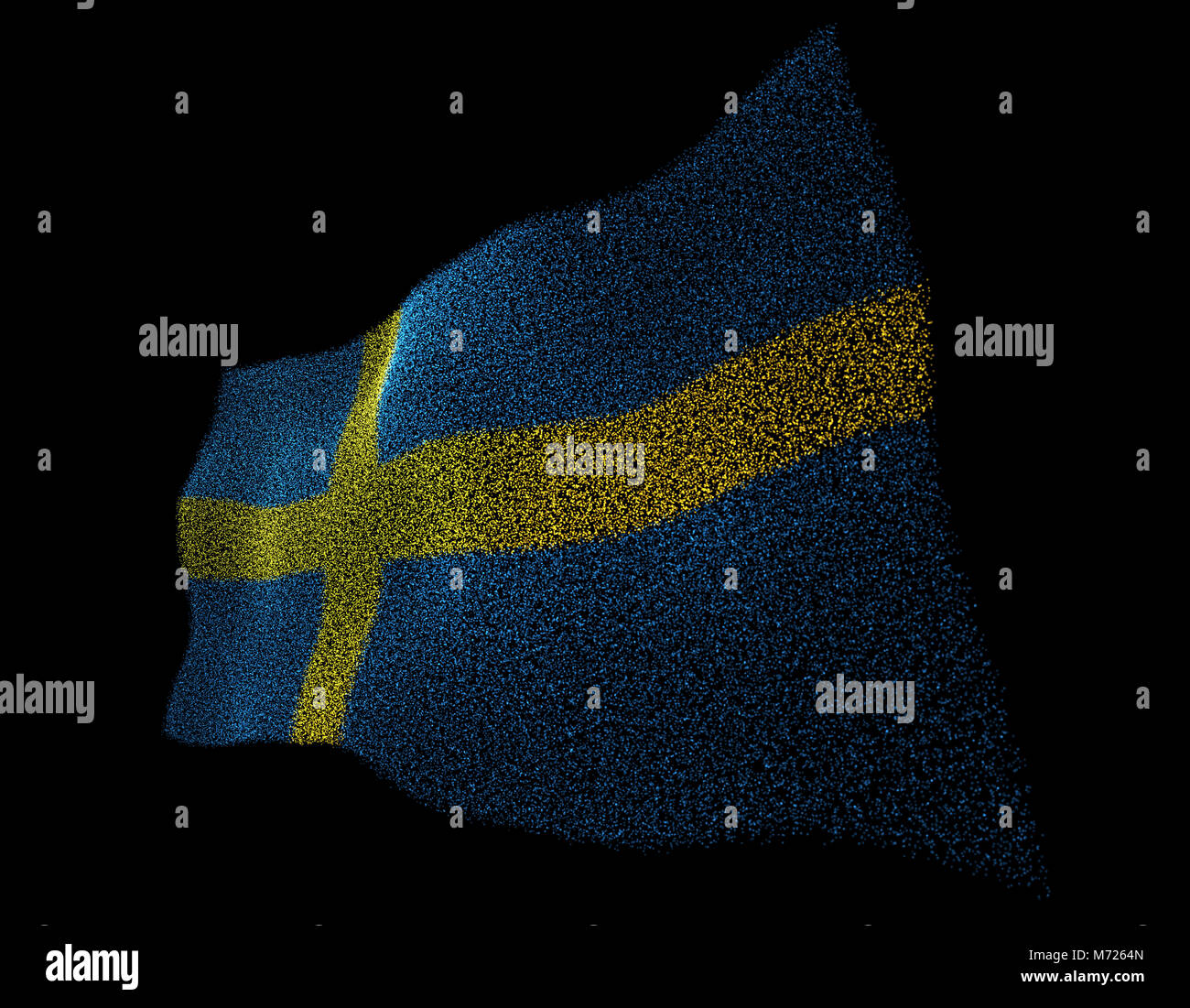 Dancing world countries flags, waving flag Stock Photo - Alamy