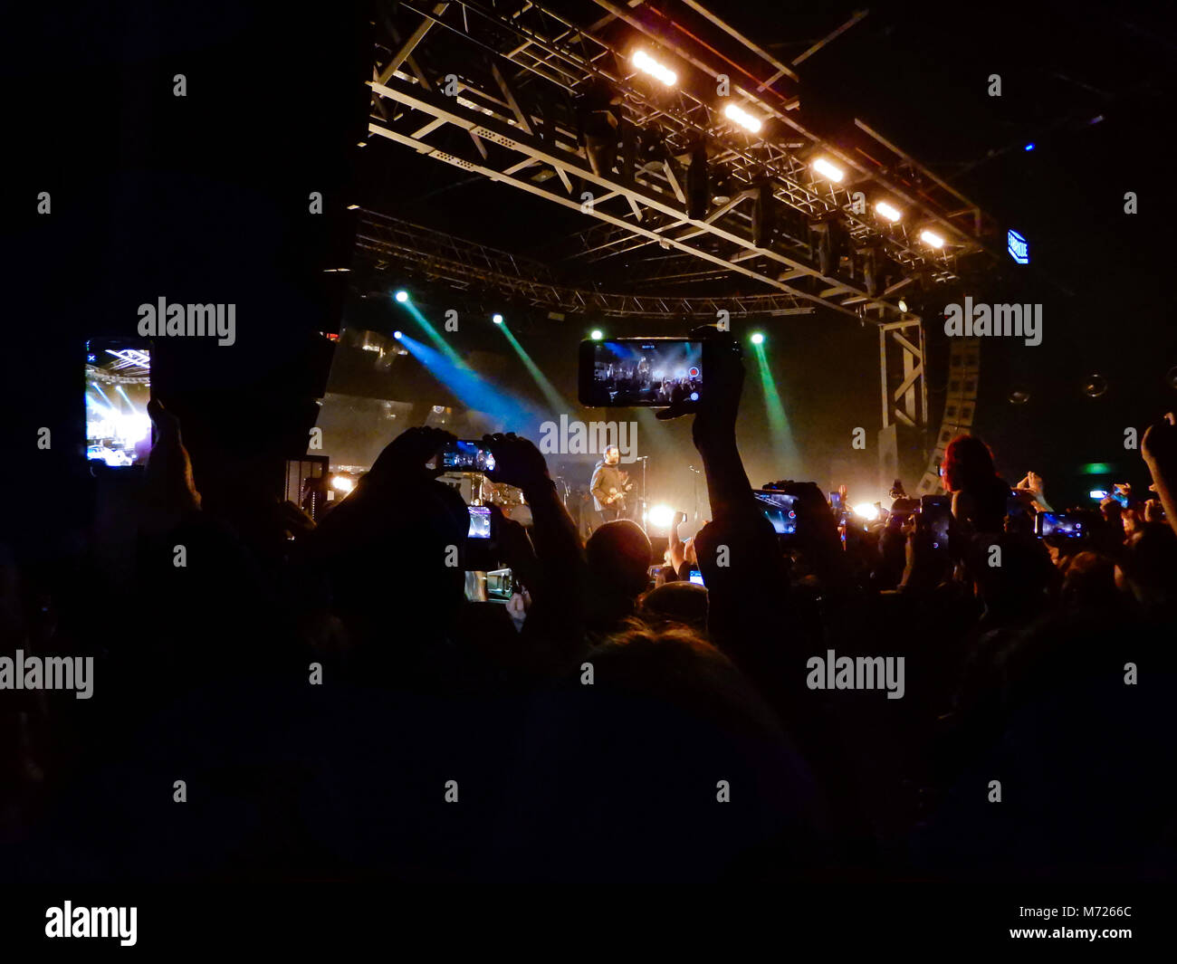 MILAN, ITALY, FEBRUARY 26, 2018 - Liam Gallagher performs in concert at ...