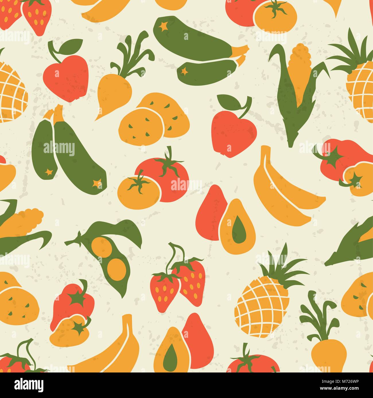 Vegetarian food. Background design with stylized vegetables Stock ...
