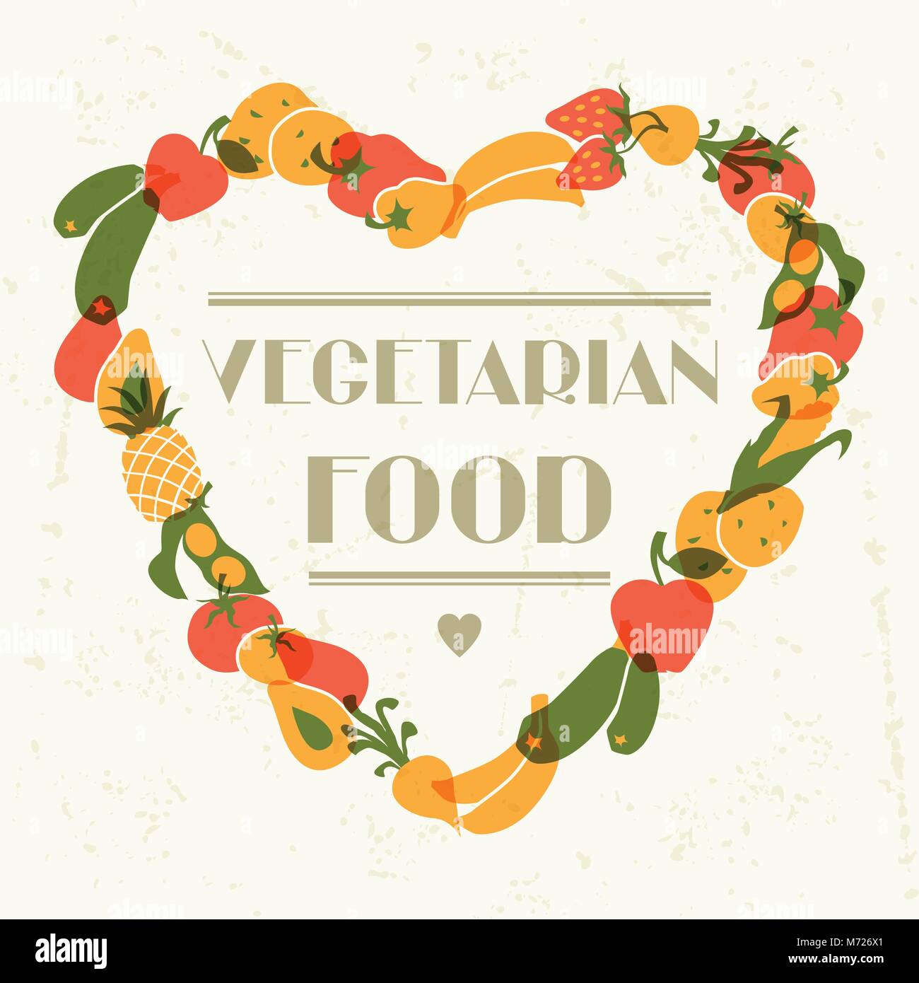 Vegetarian food background Stock Vector Images - Alamy