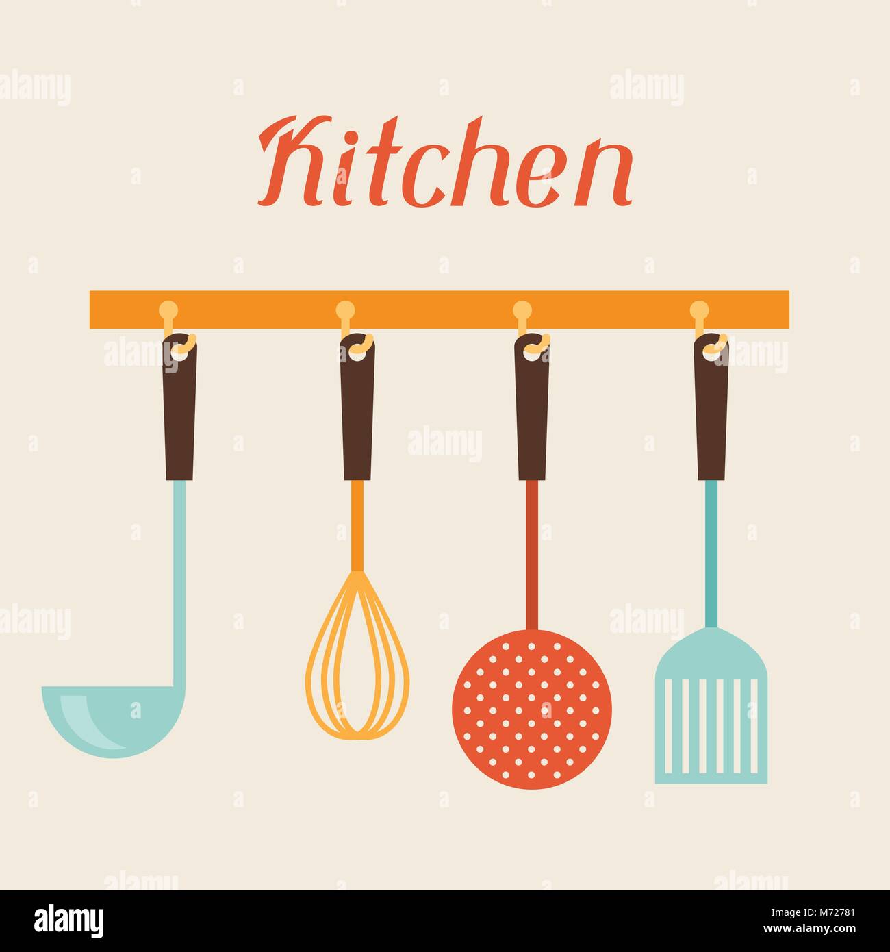 Trendy kitchen tool Stock Vector Images - Alamy