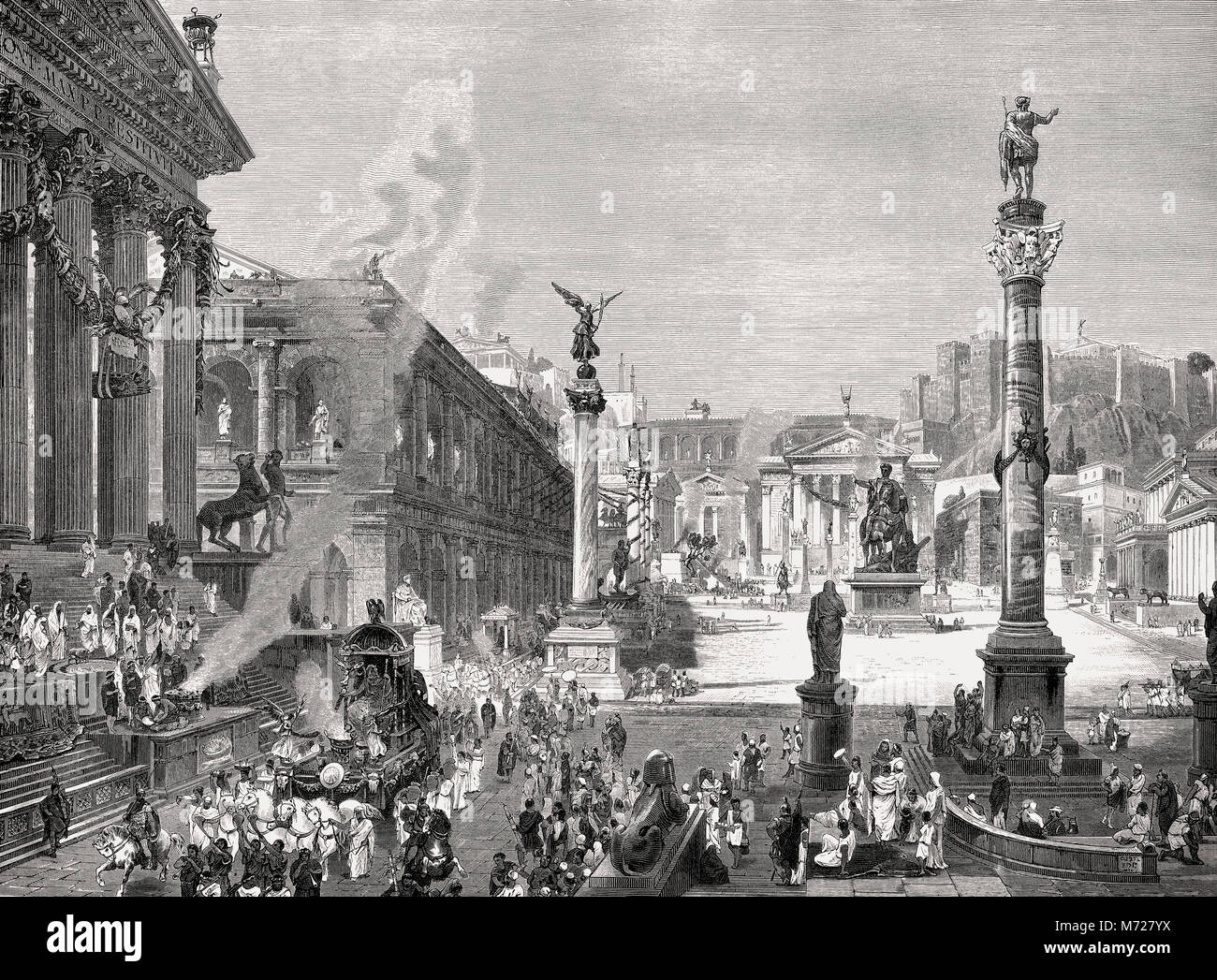 Roman Forum Reconstruction Stock Photos & Roman Forum Reconstruction ...