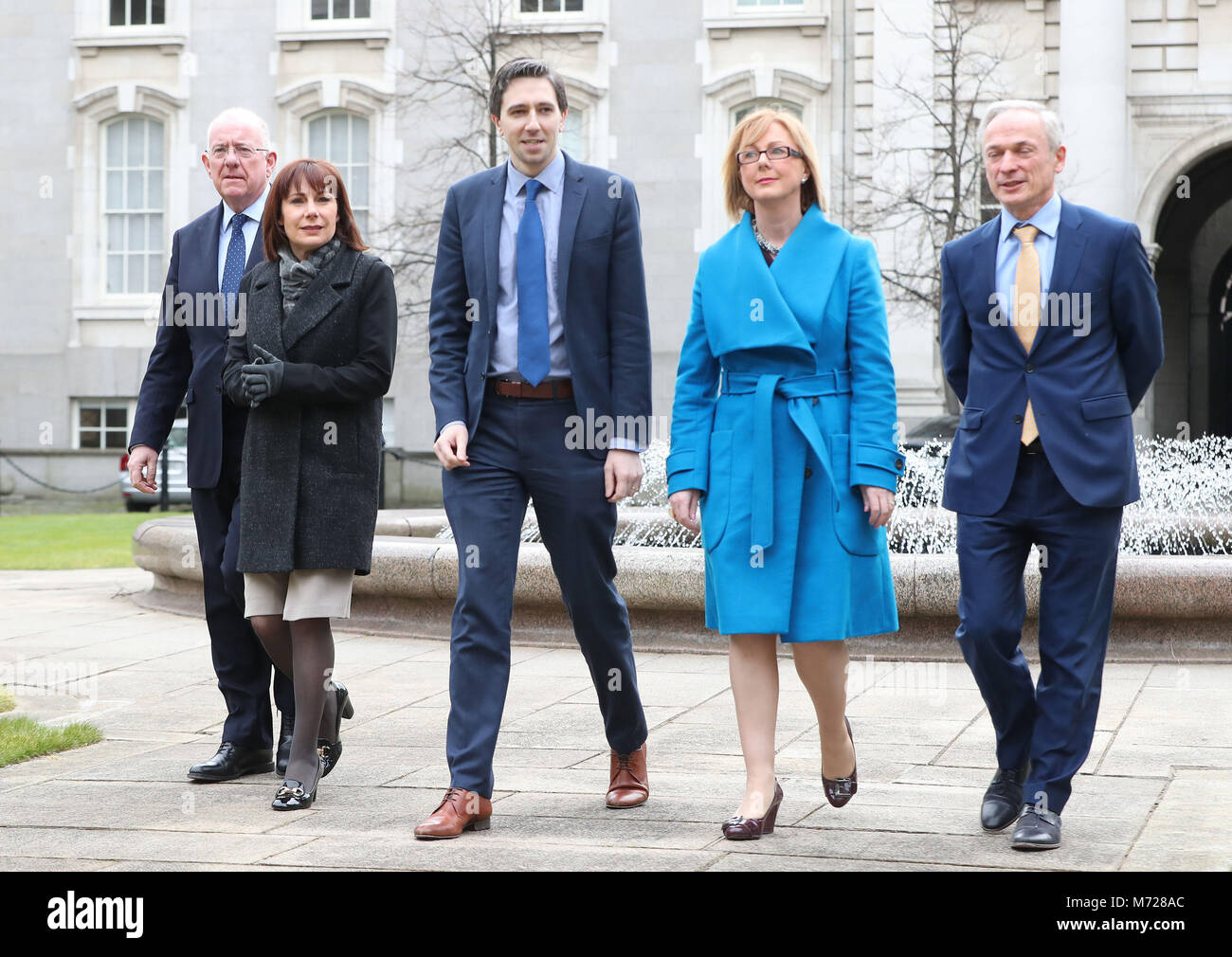 (left to right) Government ministers, Charlie Flanagan, Josepha Madigan ...