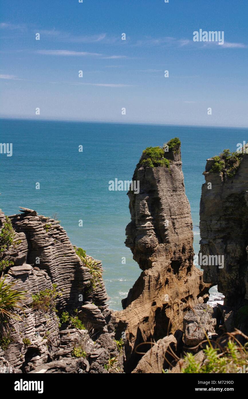 Pancake Rocks, Punakaiki, New Zealand Stock Photo - Alamy