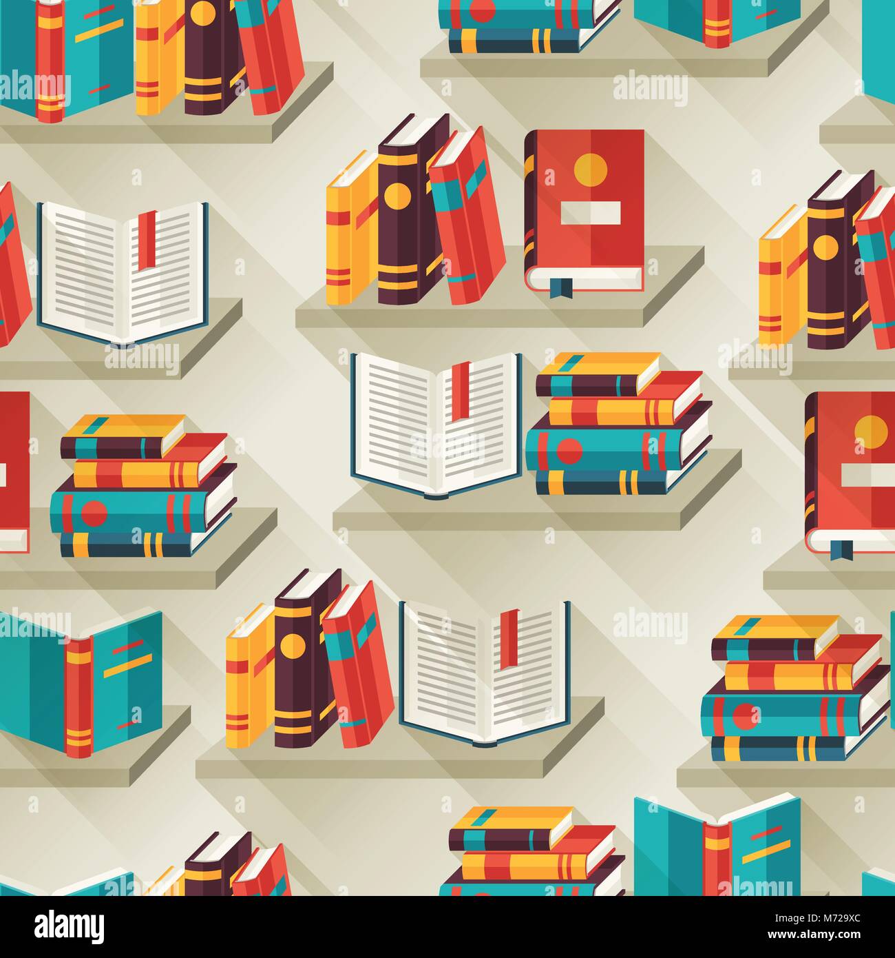 Bookshelves in interior furniture Stock Vector Images - Alamy