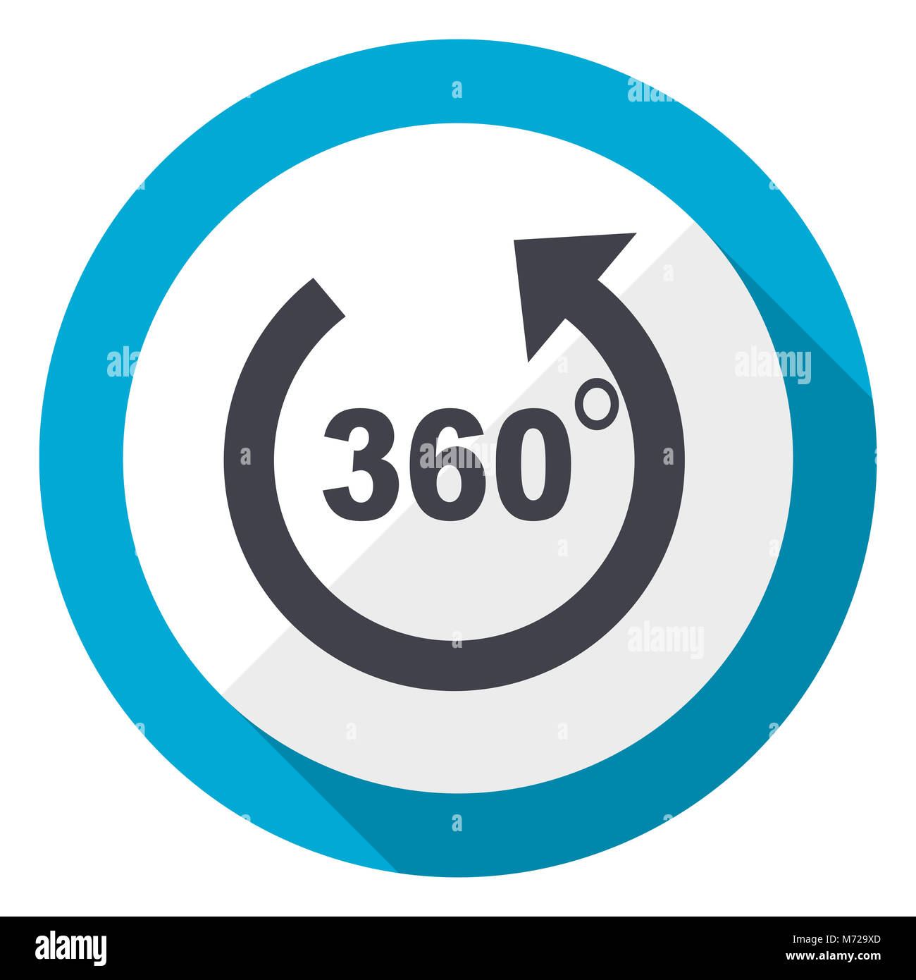 360 degrees panorama icon hi-res stock photography and images - Alamy