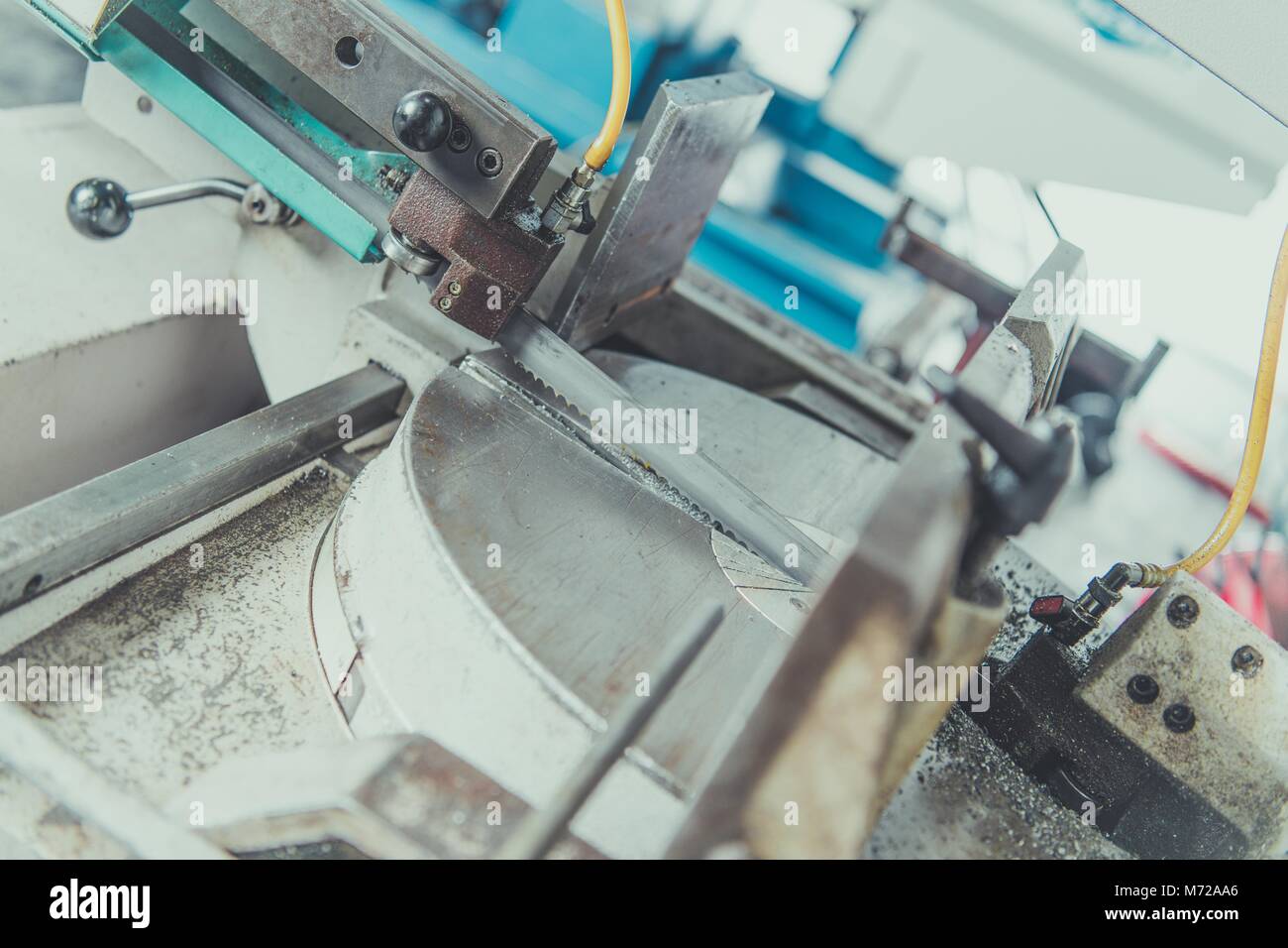 Heavy Duty Metal Cutter Closeup Photo. Manufacturing and Metalworking ...