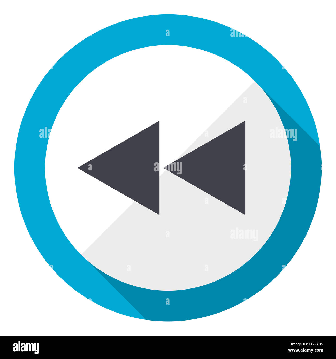 Rewind symbol hi-res stock photography and images - Alamy