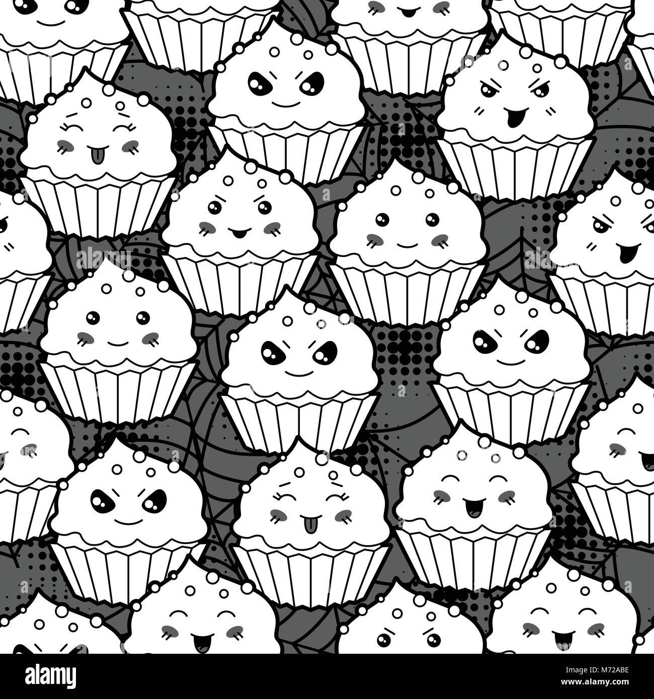 Cartoon cupcake monster hi-res stock photography and images - Alamy