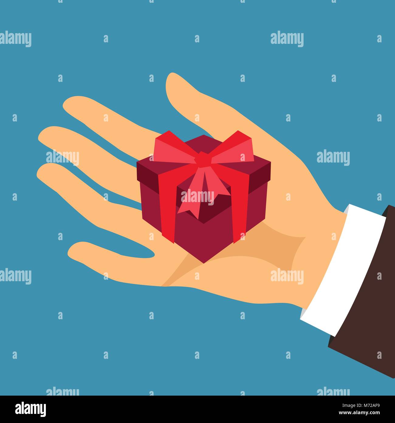 Box hand gesture Stock Vector Images - Alamy