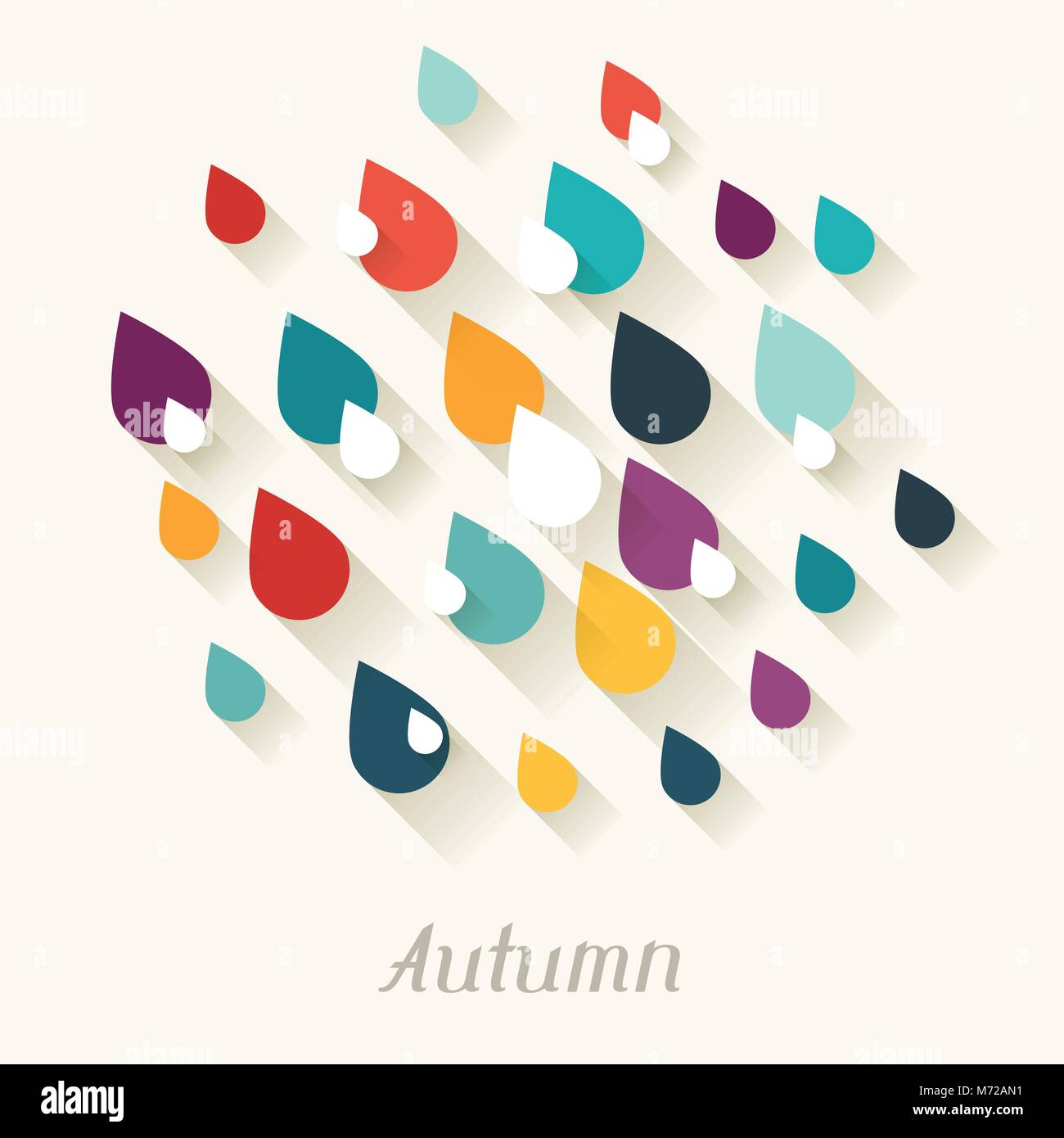 Drops fall in water Stock Vector Images - Alamy