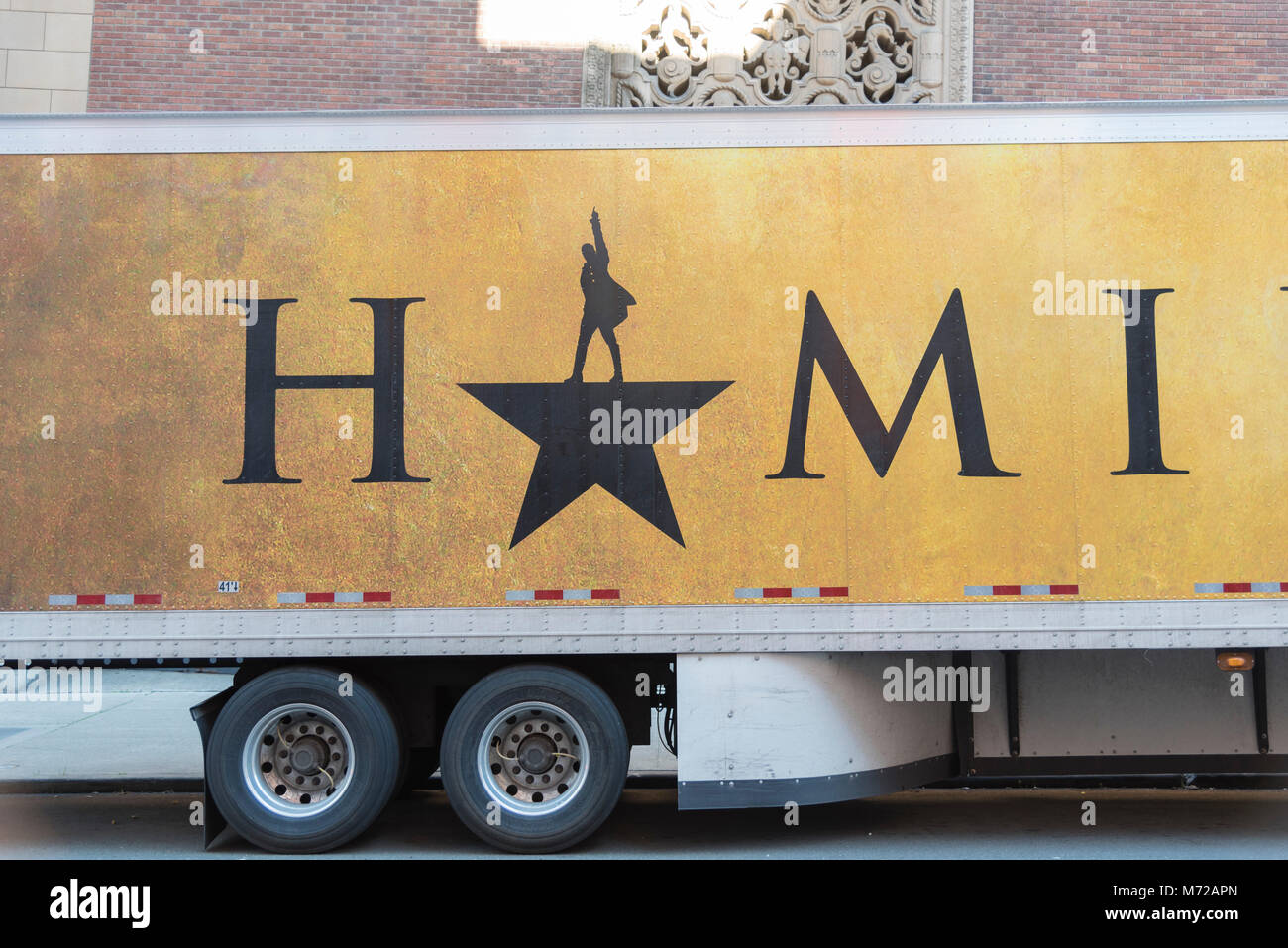 The Historic Paramount theater showing the award winning Broadway ...