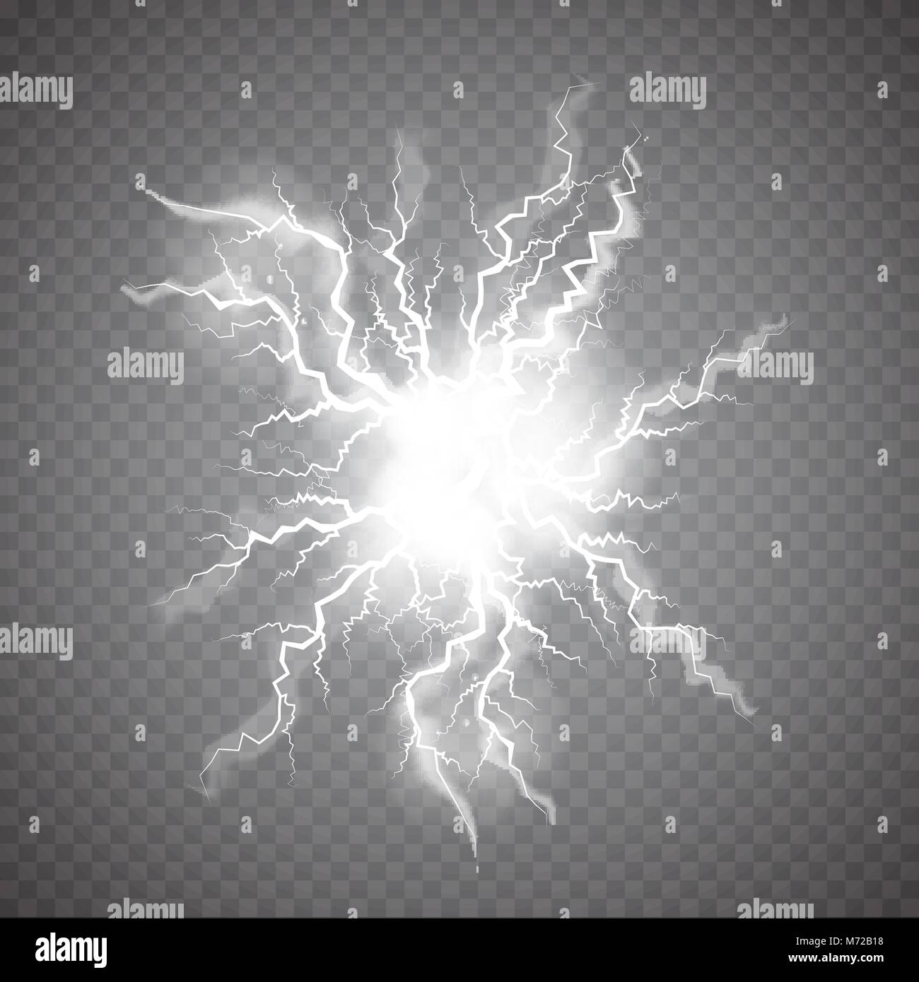Blue electric realistic flash hi-res stock photography and images - Alamy