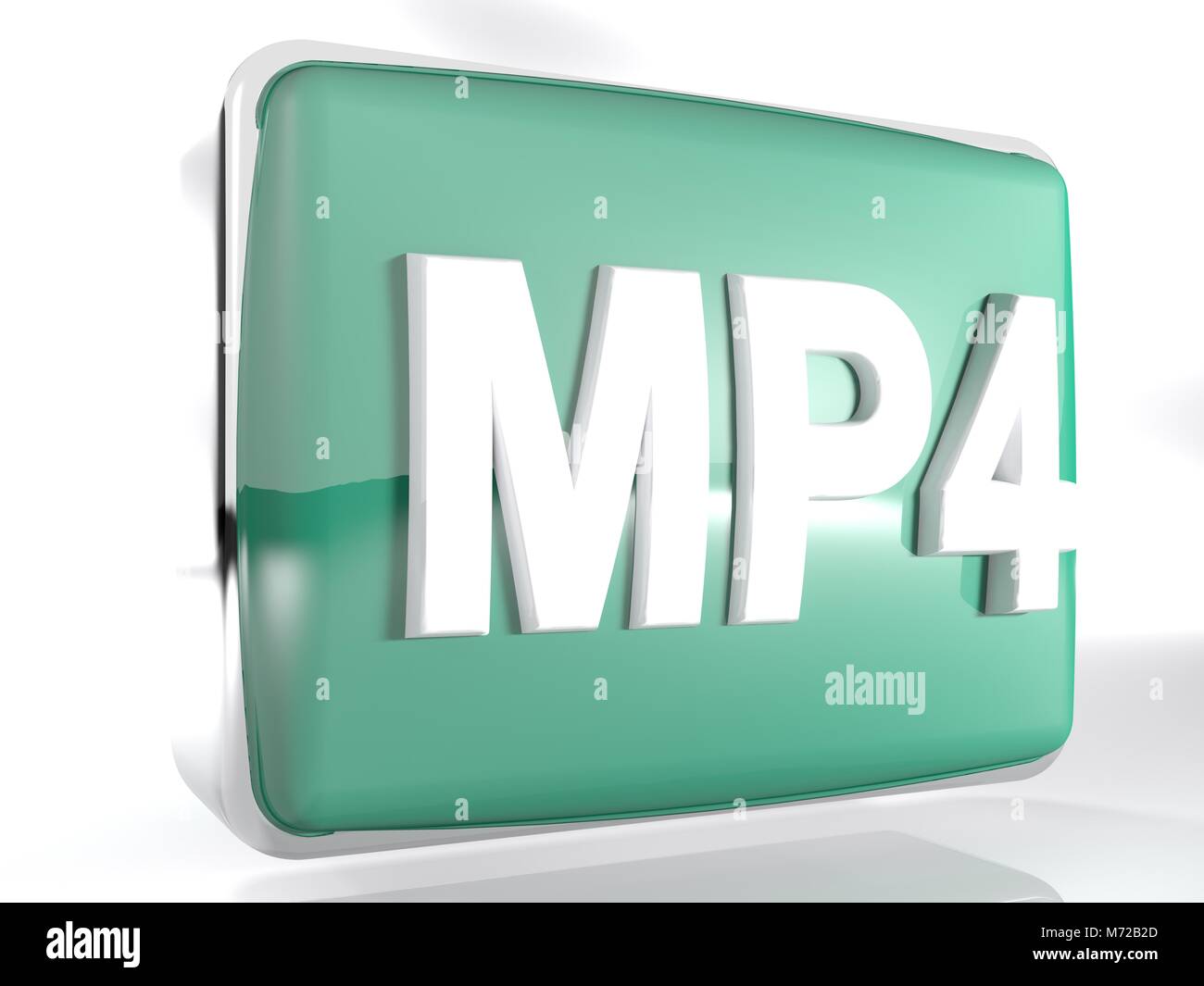 Mp4 icon sign blue hi-res stock photography and images - Alamy