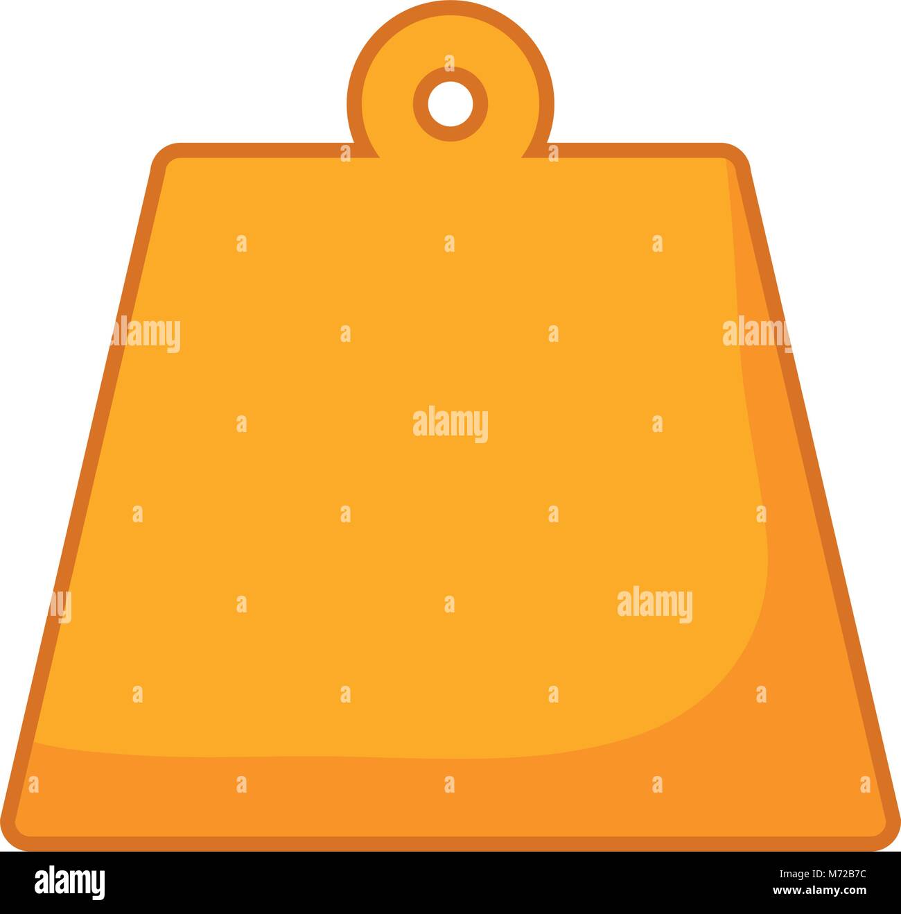 yellow bag over white background vector illustration Stock Vector Image ...