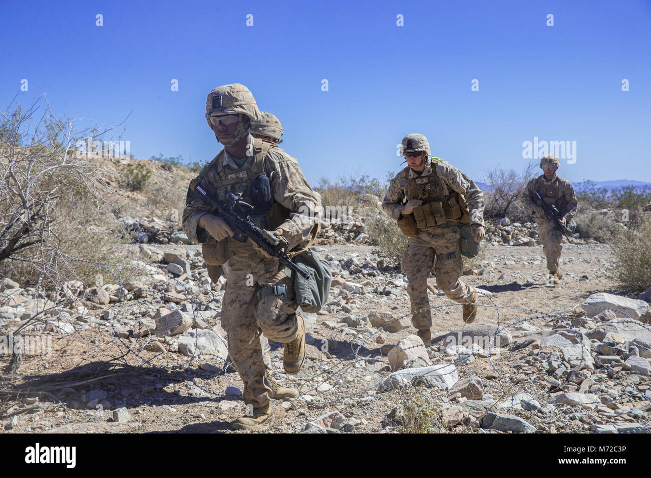 Marines with 3rd Battalion, 4th Marines, 7th Marine Regiment ...