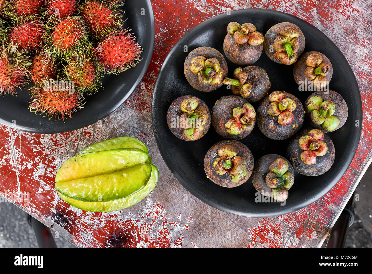 Colorful exotic fruit Stock Photo - Alamy