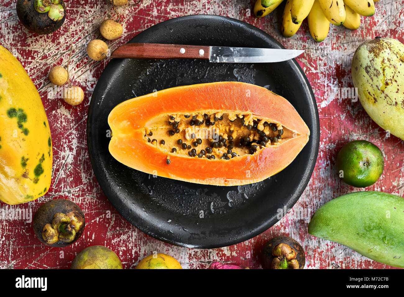 Colorful exotic fruit Stock Photo - Alamy