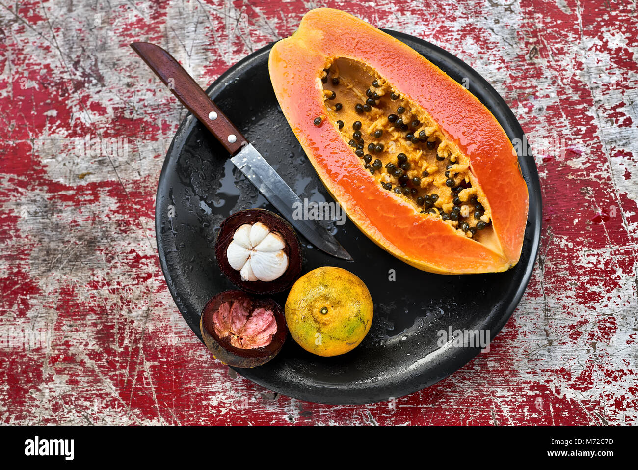 Colorful exotic fruit Stock Photo - Alamy