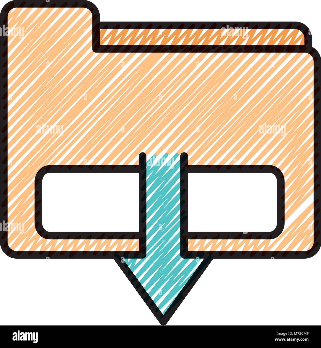 grated file folder downloading data information Stock Vector Image ... grated file folder downloading data information Stock Vector Image ...