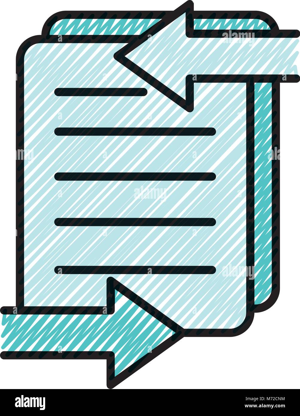 grated business paper document loading in the office Stock Vector Image ...