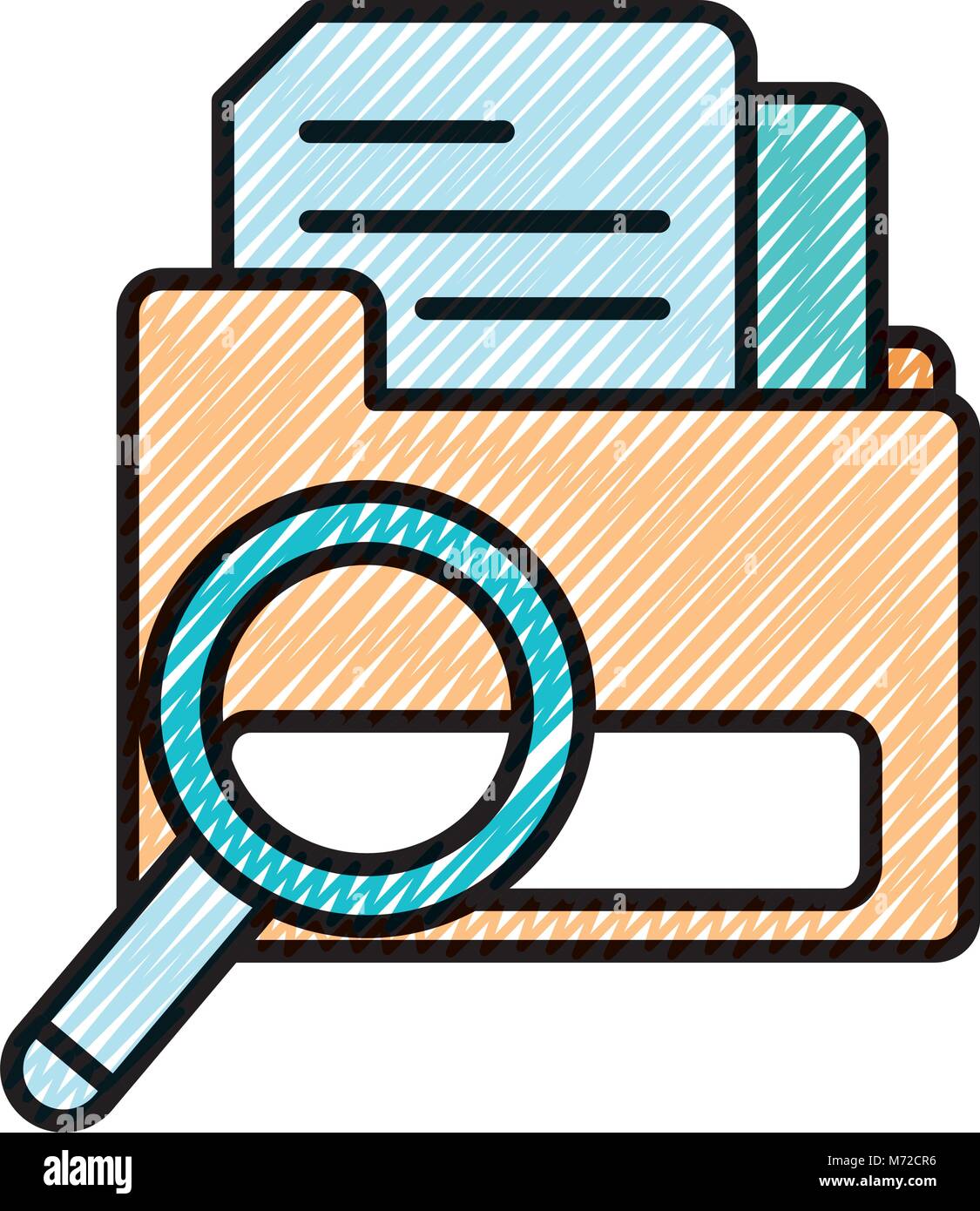 Document inside Stock Vector Images - Alamy