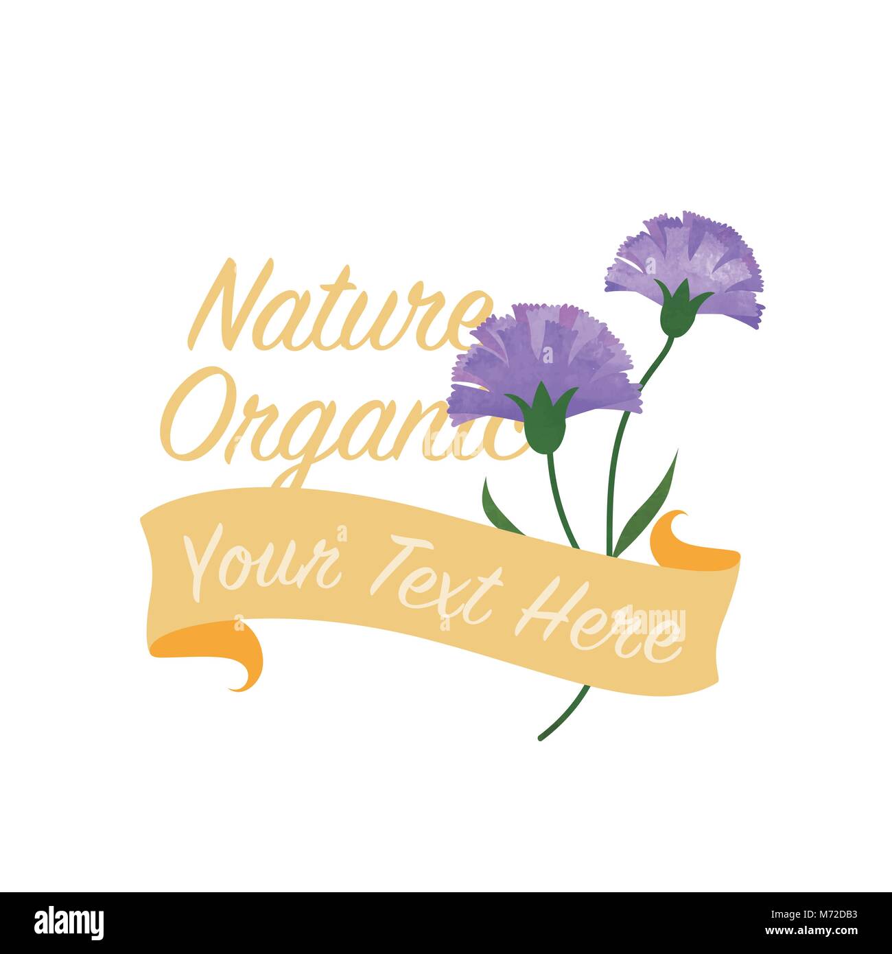 Colorful watercolor texture vector nature botanic garden flower banner ...